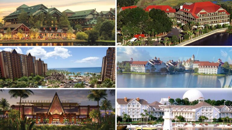 DVC Room Size Comparison Charts | Which DVC Resort Has The Most ...